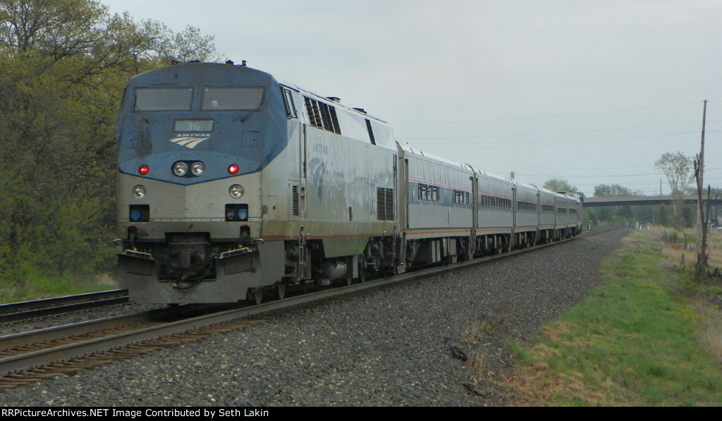 AMTK 36 bringiing up the rear of 352